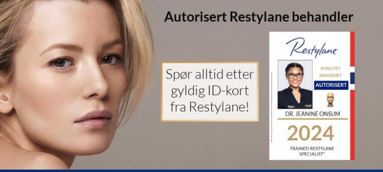 Autorisert Restylane behandler 2024 - Signaturklinikken